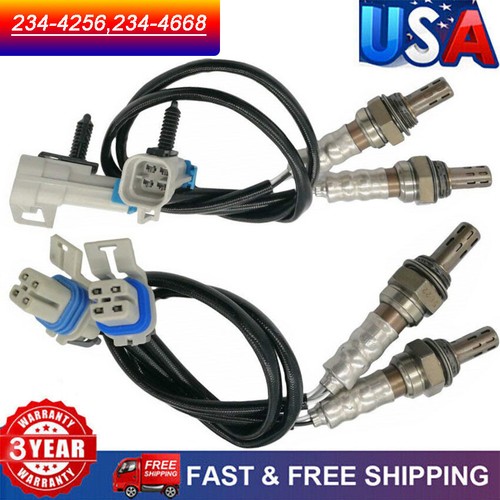 4PCS Oxygen Sensor Upstream+Downstream For Chevy Tahoe Silverado 1500 5 ...