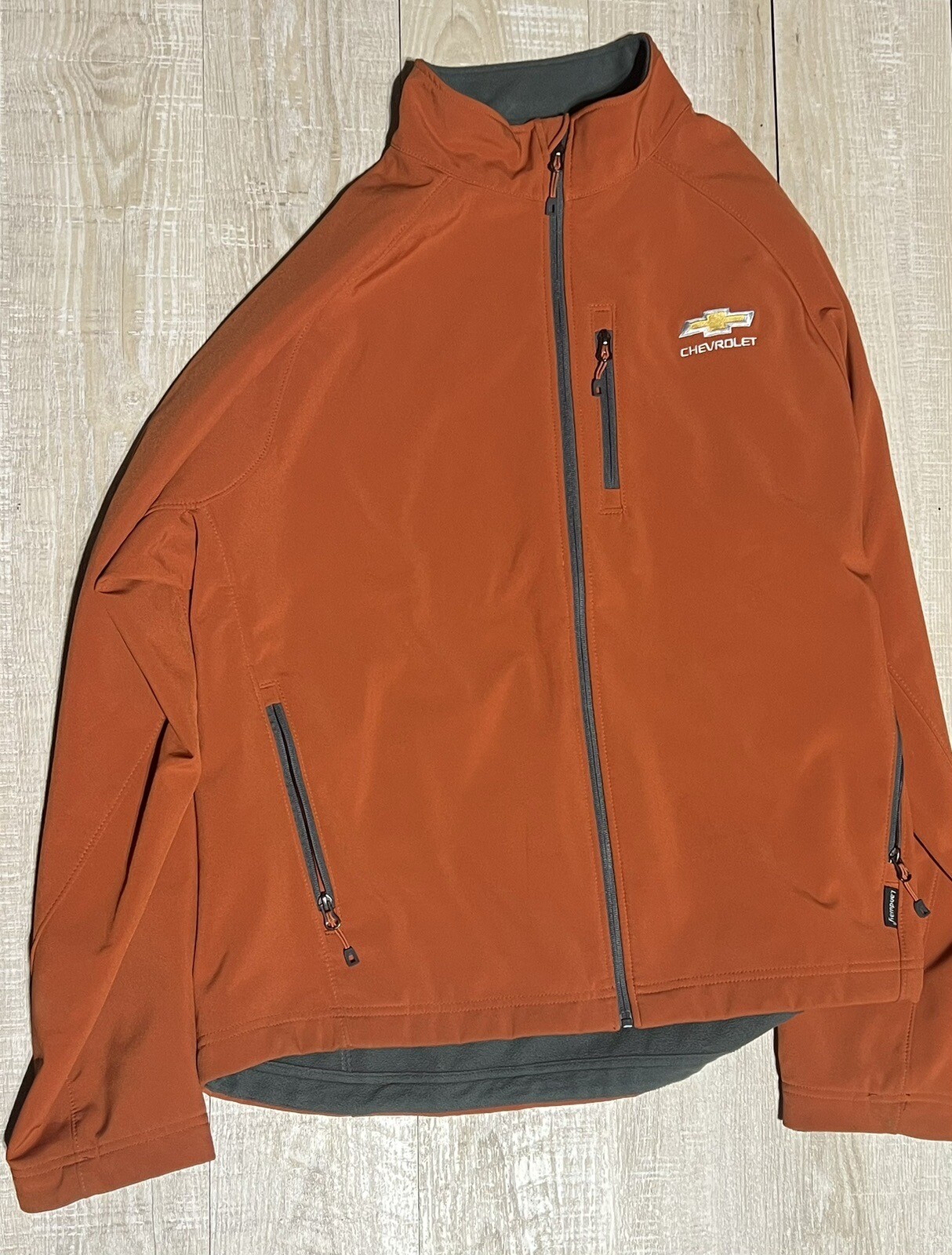 Chevrolet Orange Bonded Soft Shell Jacket Men's 2XL -… - Gem