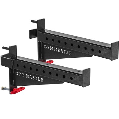 GYM MASTER GM3 UHMW Pad Safety Spotter Arm Catcher Bar Barbell 60mm ...