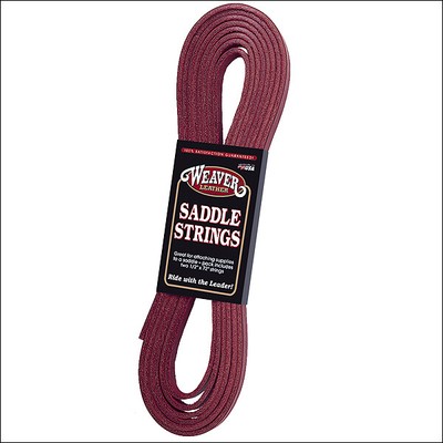 41WL Weaver Leather Burgundy Leather Tack Horse Saddle String Handy ...
