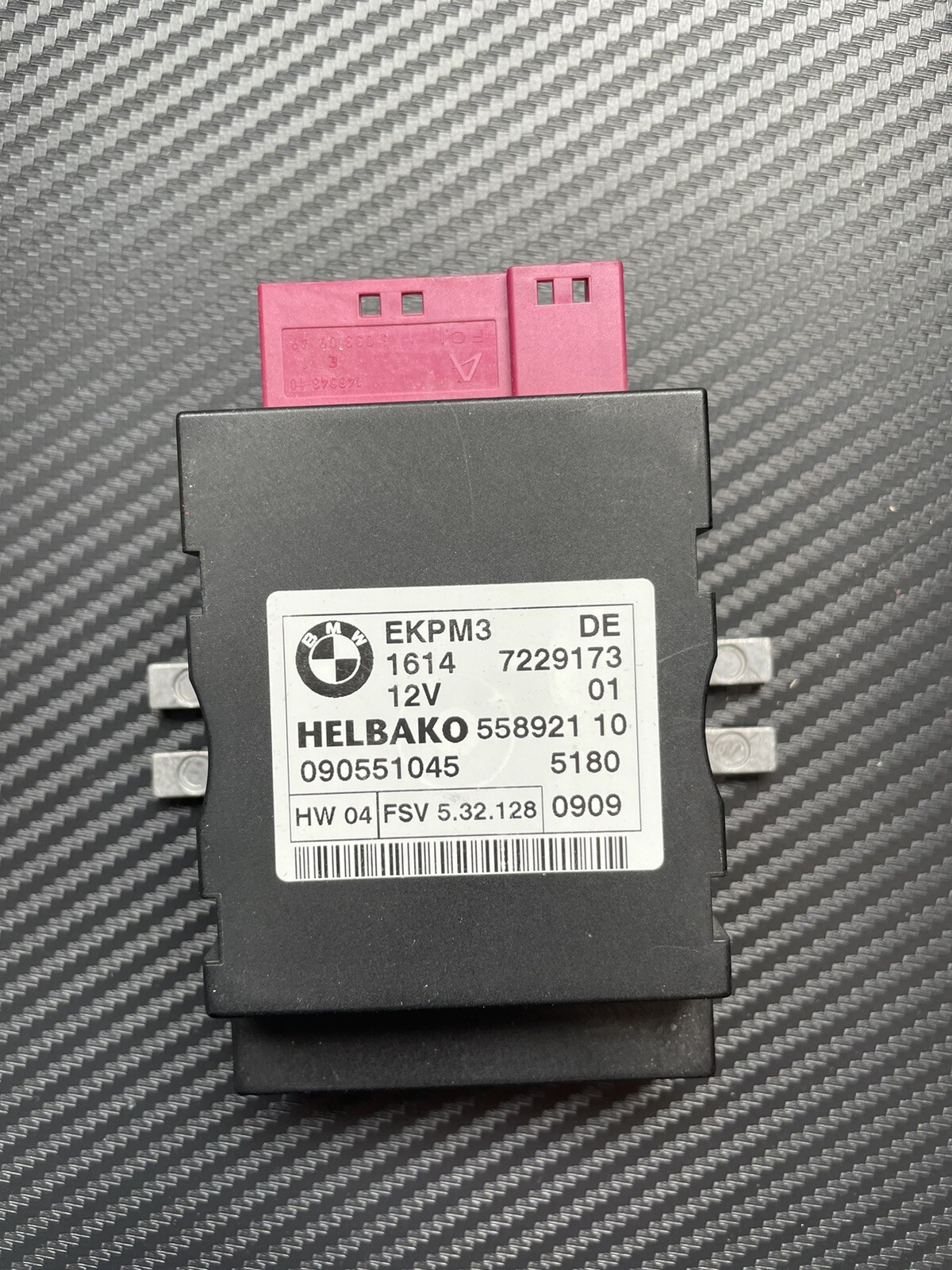 2006-2010 BMW E60 E70 E82 E90 E92 EKPM3 Fuel Pump Control Module Relay ...