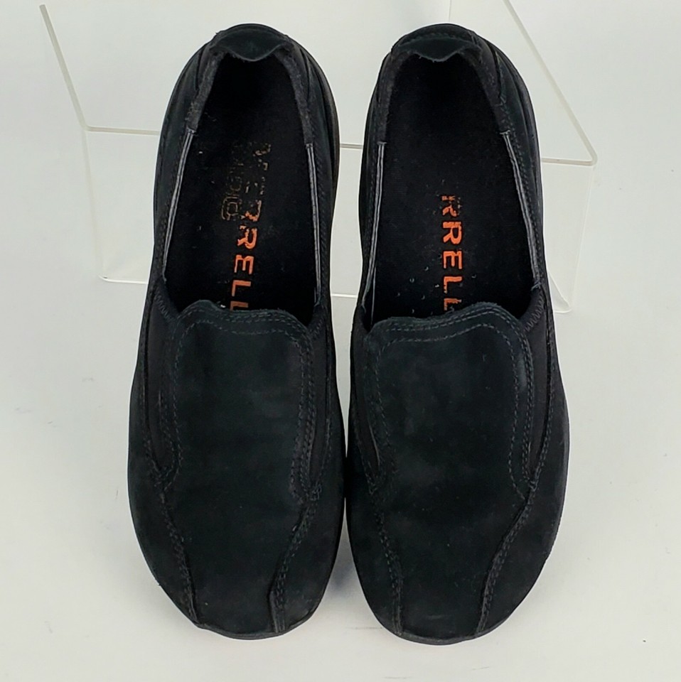 Merrell Shoes Womens 7.5 Primo Moc II Midnight Nubuck Leather Slip On ...