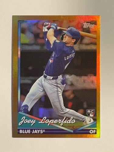 2024 Topps Archives Joey Loperfido RC Gold FOIL Parallel Blue Jays #280 ...