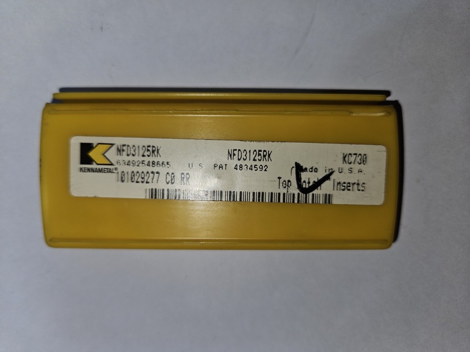 KENNAMETAL TOP NOTCH NFD3125RK KC730 5pcs | eBay
