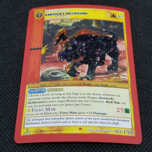 2021 Metazoo Kentucky Hellhound Cryptid Nation (Reverse Holo) #90 2nd ...