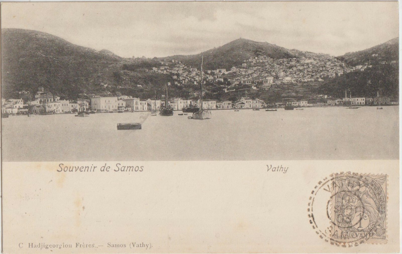 1903 GREECE PRINCIPALITY OF SAMOS VATHI FRANCE LEVANT | eBay
