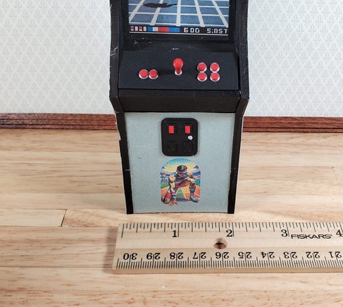 Miniature Arcade Machine DIY KIT Wood 5 1/4" Tall Includes Light ...