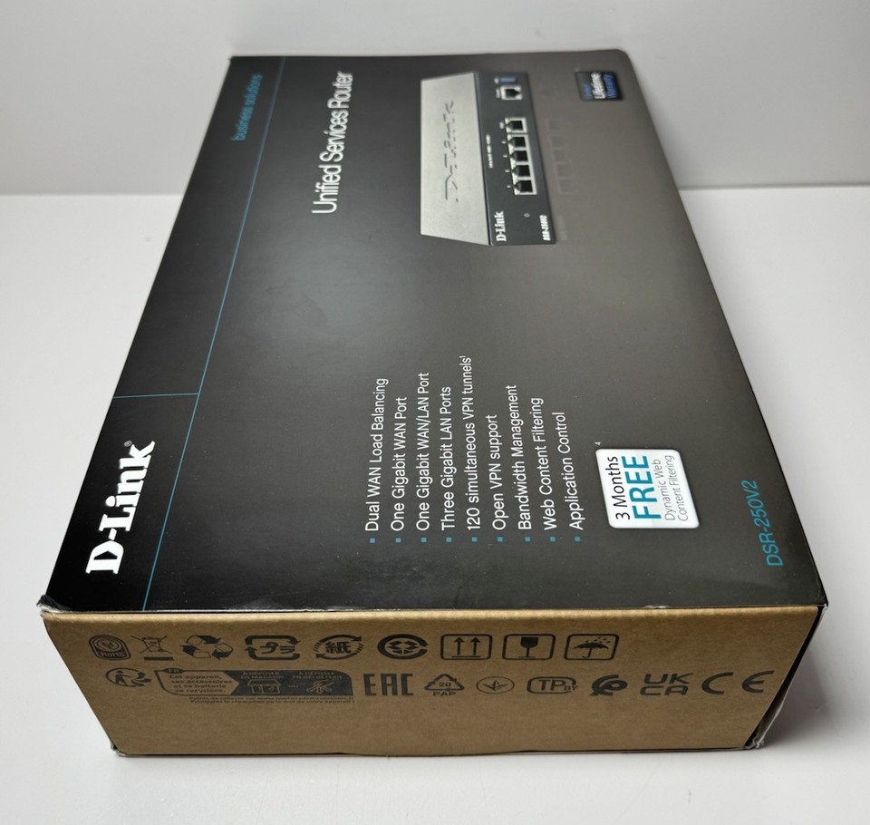 New D-Link DSR-250V2 Unified Services Router | eBay