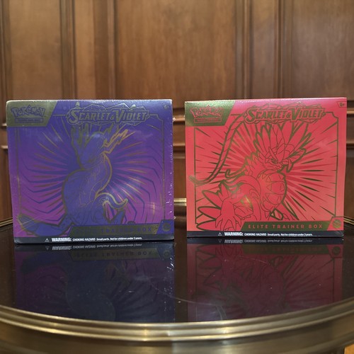 Pokemon Scarlet & Violet - Base Set Elite Trainer Box ETB - Lot of 2 ...
