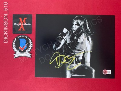 Bruce Dickinson Iron Maiden autographed signed 8x10 photo Beckett COA ...