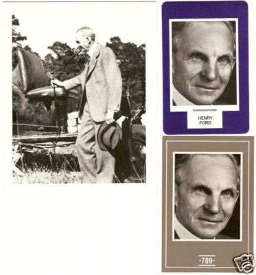 Henry Ford CARDS! Unique Card Collection | eBay