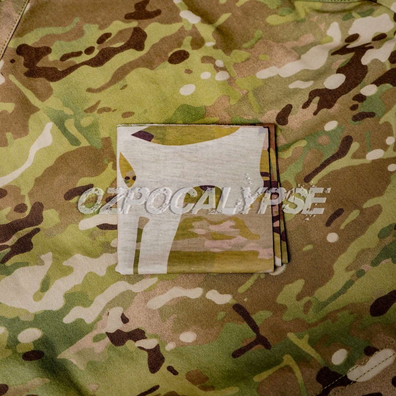 Camo Skull Neck Gaiter - tactical army soldier gel multicam paintball ...