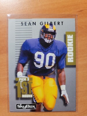 1992 Skybox Primetime #268 Sean Gilbert - Rookie - Rams - NFL - Freshly ...