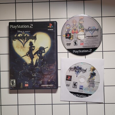 Bundle Kingdom Hearts + 2 (Sony PlayStation 2, 2002) PS2 Disney RPG ...