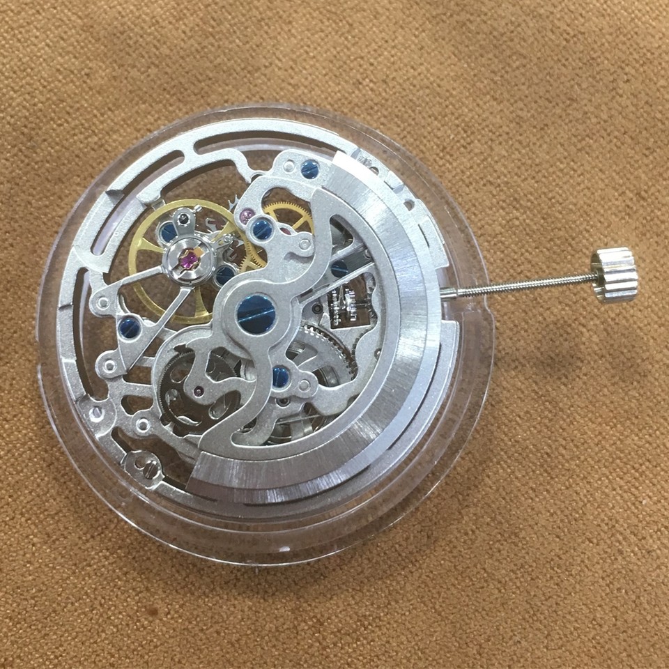 30.95mm Skeleton Automatic Mechanical Watch Movement for Seagull TY2809 ...