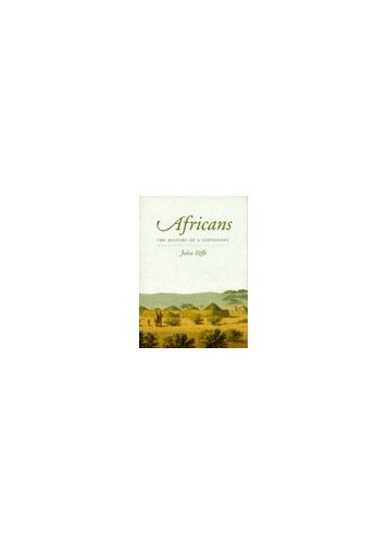 Africans: The History of a Continent (African Studi... by Iliffe, John ...