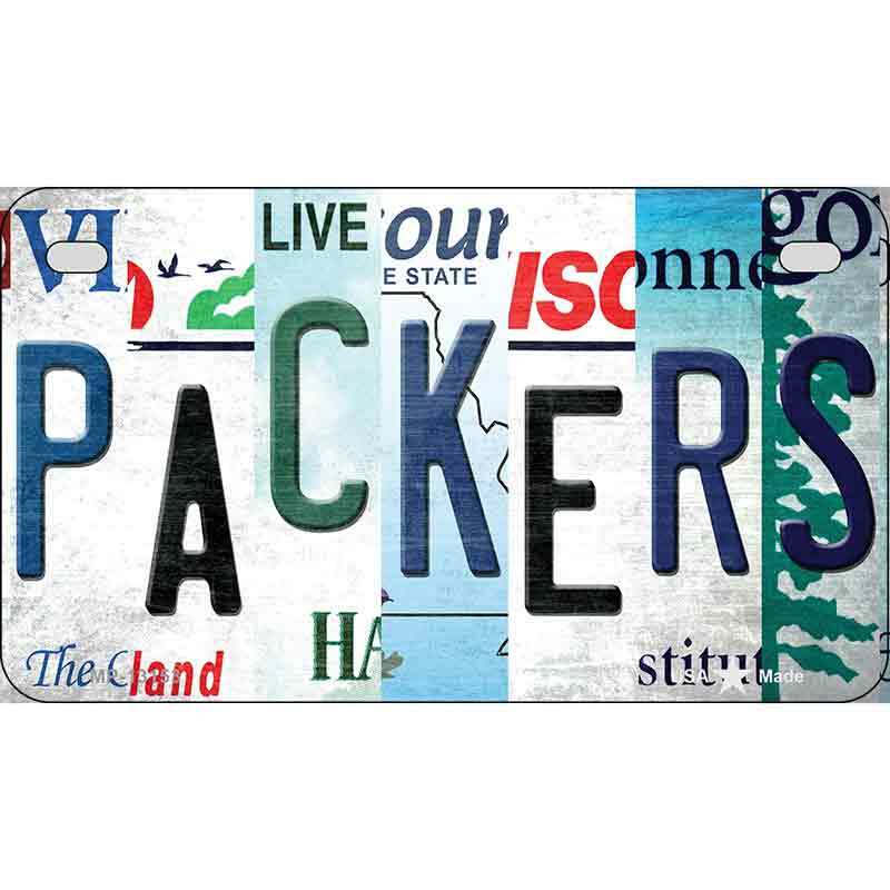 Packers Strip Art Novelty Metal Motorcycle Plate MP-13153 | eBay