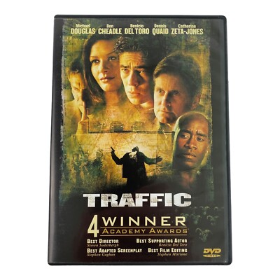 Traffic (DVD, 2001) Drama, Crime, Michael Douglas, Don Cheadle, Dennis ...