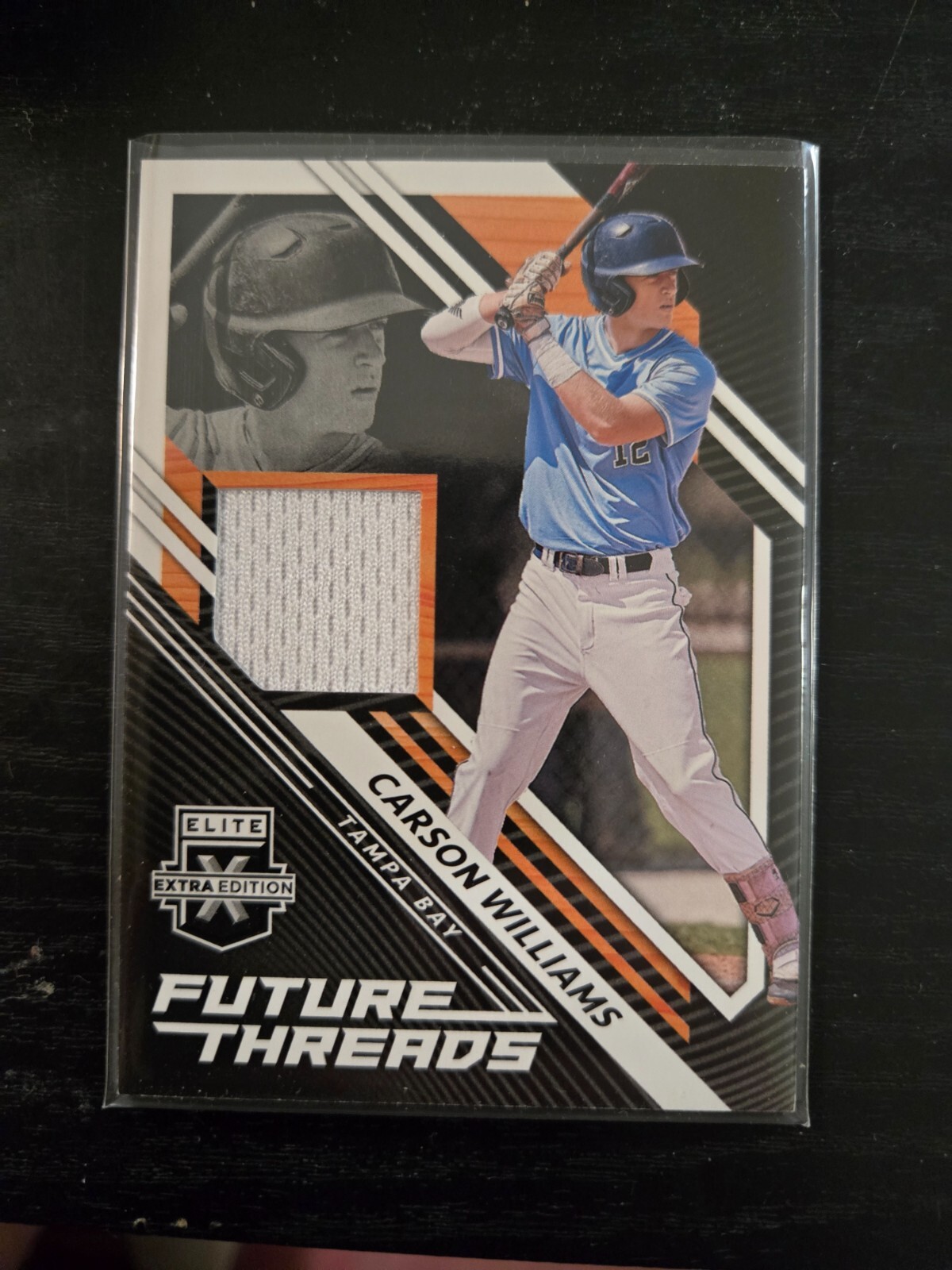 2021 Panini Elite Extra Edition Future Threads Carson Williams Jersey ...