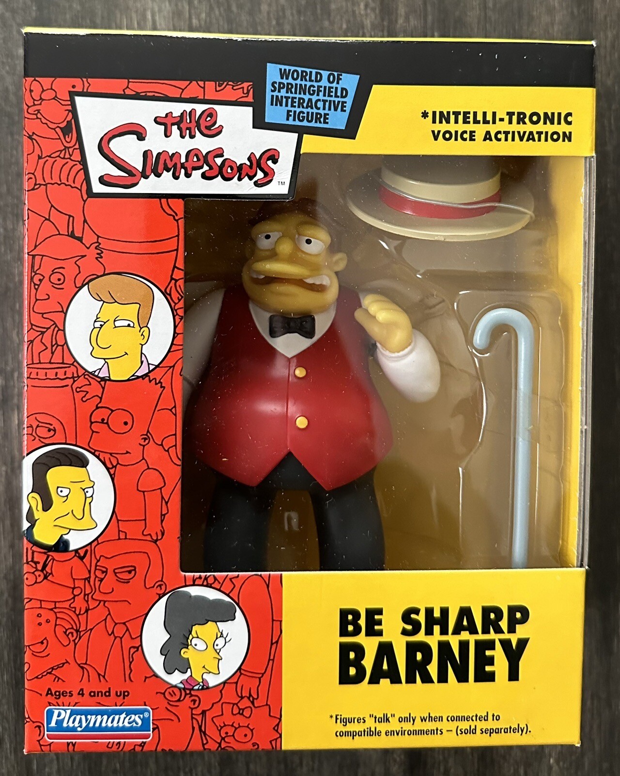 Simpsons Playmates Exclusive Mail Away Be Sharp Barney Figure NIB ...