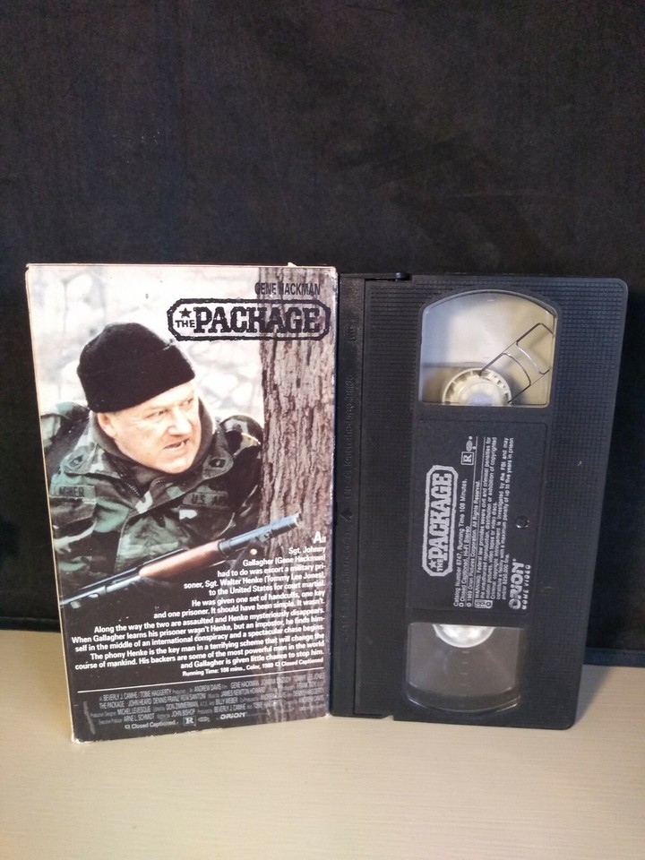 The Package - Gene Hackman, Tommy Lee Jones Orion VHS Action | eBay