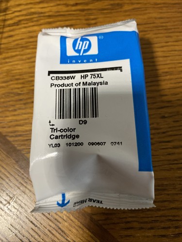HP 75XL Tricolor ink Cartridge New in Package | eBay