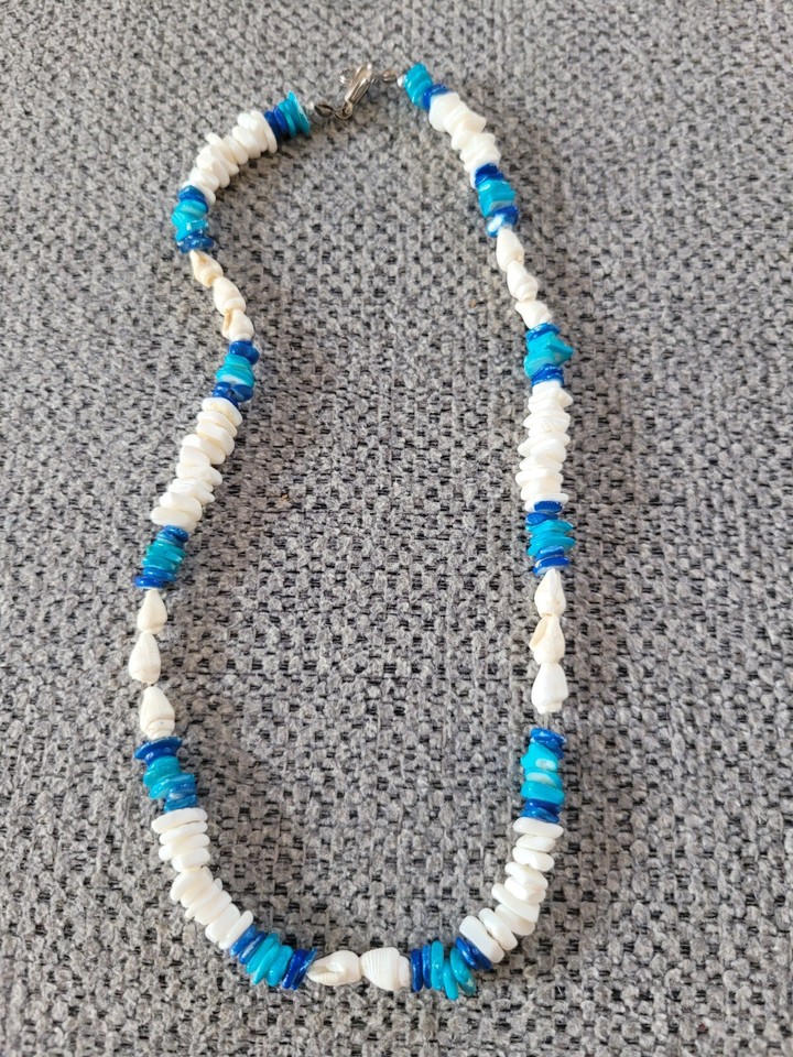 Vintage Handmade Shell Choker Necklace Beautiful Sea Shell Necklace ...