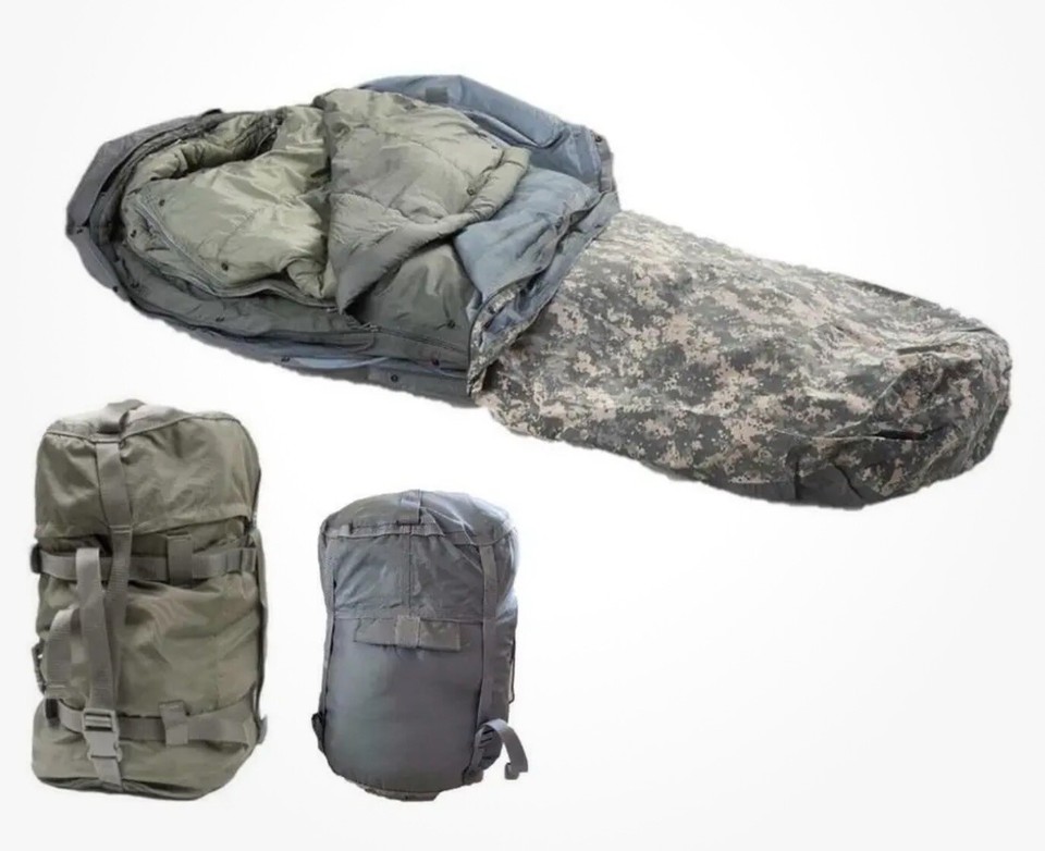 New* Authentic US Military Issue Modular Sleeping System (MSS), -40°F ...