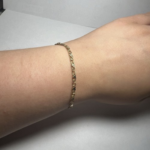 OroAmerica 10k Heart Bracelet Gold Dainty | eBay
