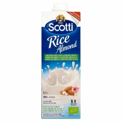 Riso Scotti Organic Rice Drink with Almond - 1L (35.19 fl oz) | eBay