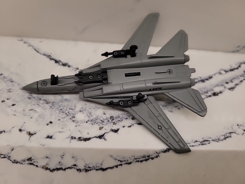 ️ MAISTO Vintage F-14 Tomcat Fighter Jet Scale Model Navy Skull ...