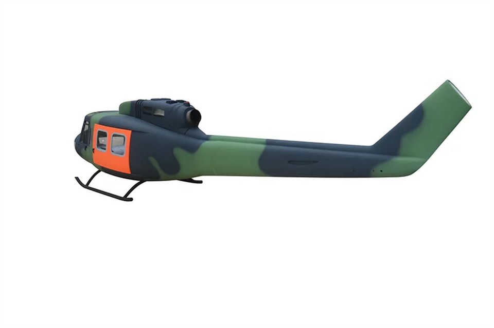 800 UH-1D ARF SAR RC Helicopter Fuselage 800 Size UH1D SM2.0 German ...