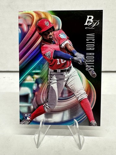 2018 Bowman Platinum Baseball Card #13 Victor Robles RC Washington ...