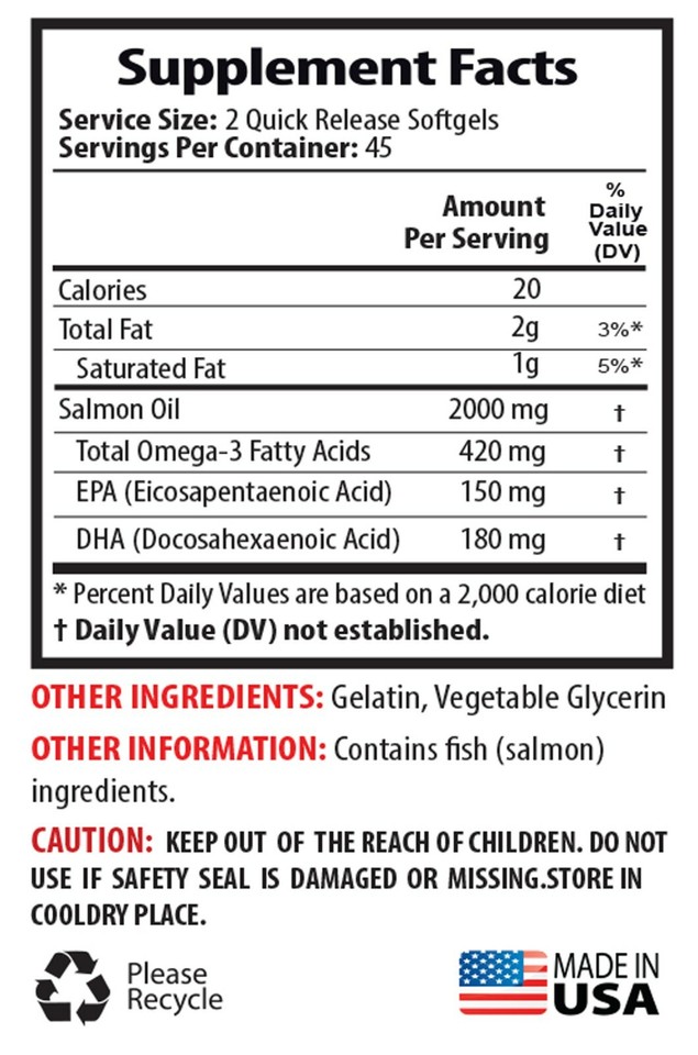 joint inflammation supplement - WILD ALASKAN SALMON OIL - brain ...