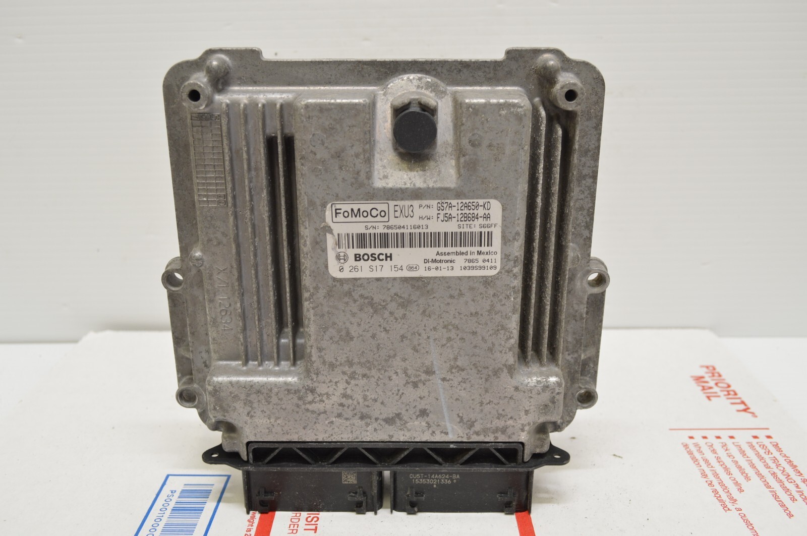 2015 15 Ford Fusion Engine Control Module Unit Ecm GS7A-12A650-KD I53 ...