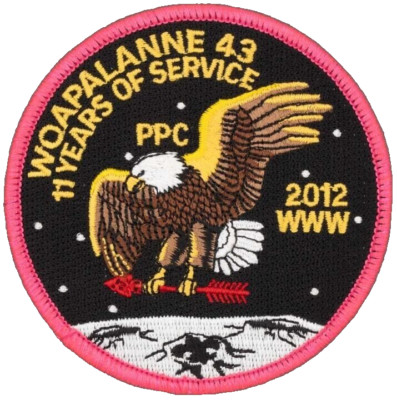 Boy Scout OA 43 Woapalanne Lodge 2012 Activity Patch | eBay