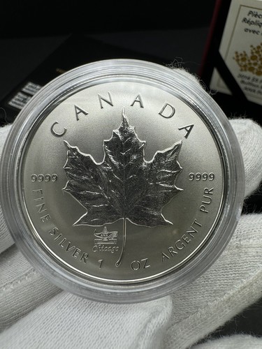 2014 Canada Silver Maple .9999 Leaf - ANA Chicago Privy | eBay