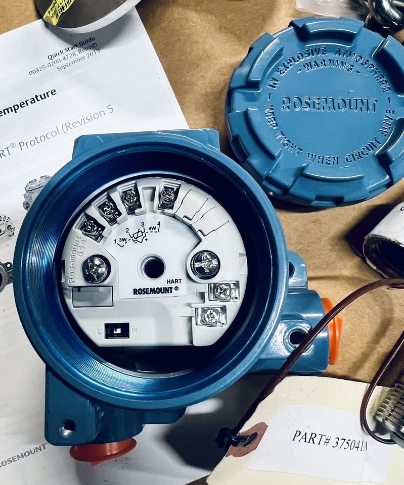 NEW Emerson Rosemount 644 smart temperature transmitter 4-20 mA Hart ...