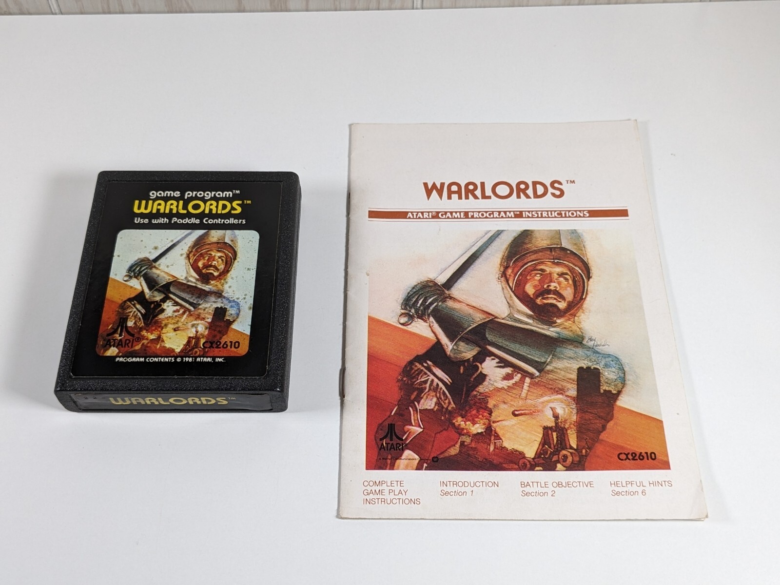 Warlords Atari 2600, 1981 With Manual/Instructions - Tested - Combined ...