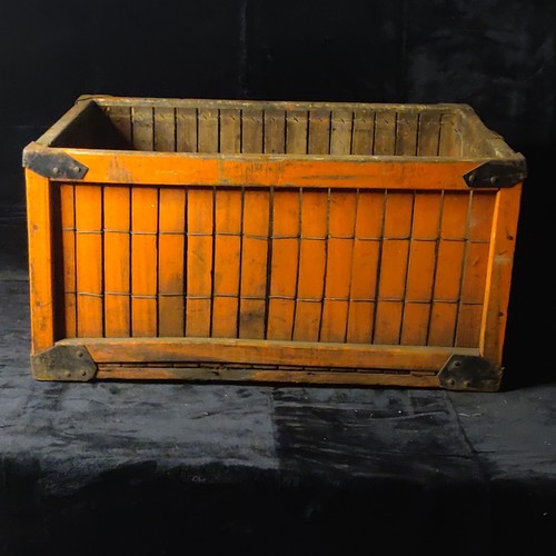 IBM OPD Orange Slatted Crate International Business Machines Office ...