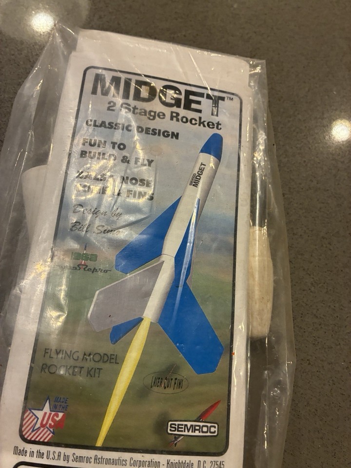 NOS Semroc Estes Astron Midget Two Stage Model Rocker Kit | eBay