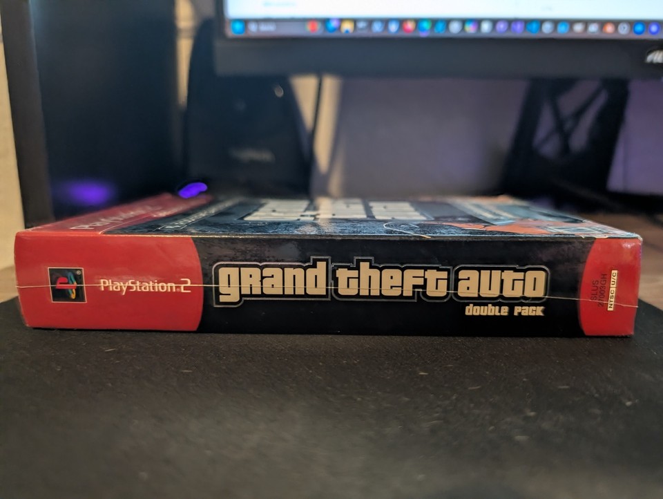 Grand Theft Auto Double Pack (Sony PlayStation 2 PS2, 2003) Brand New ...