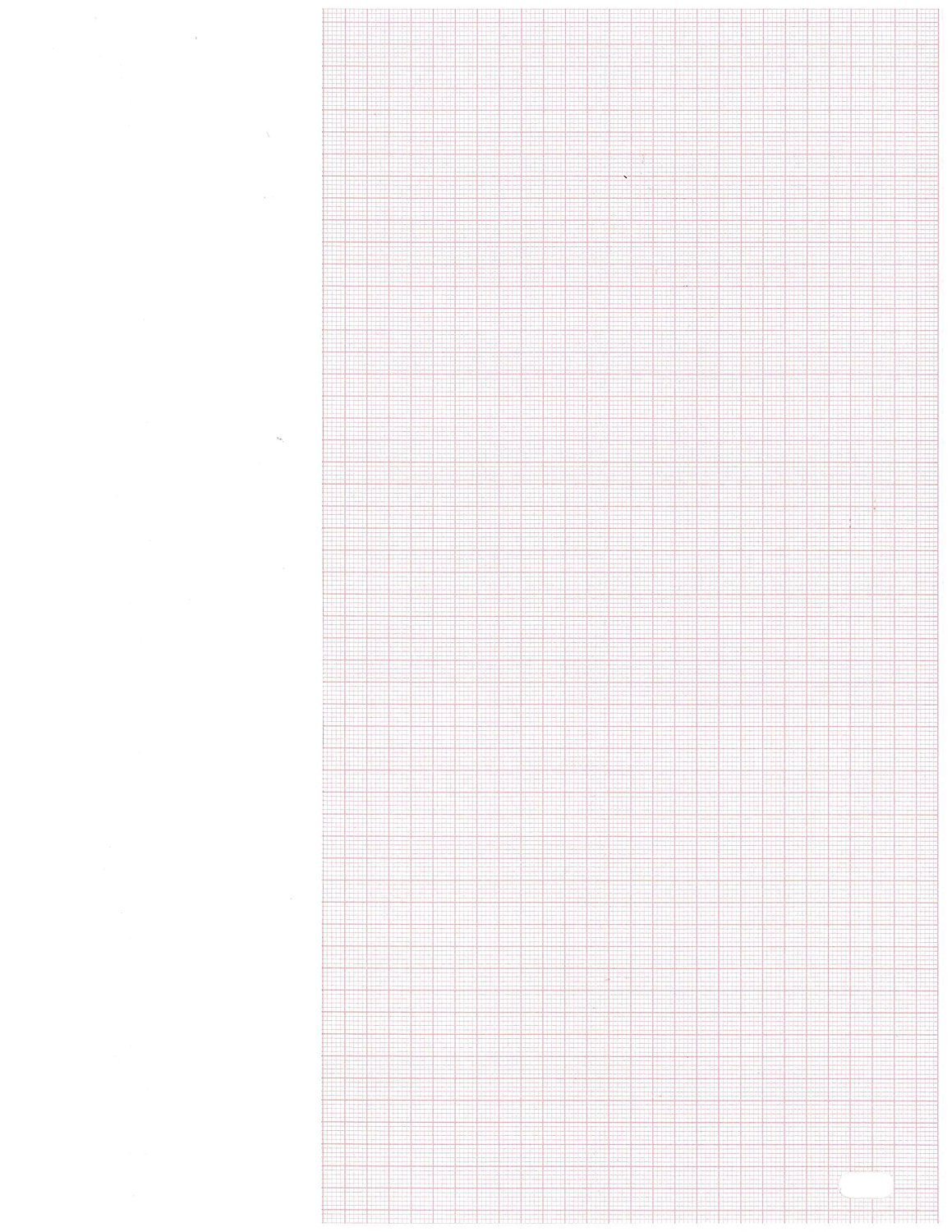 EKG Chart Paper for Hewlett Packard Pagewriter I, II & III 216 X 280 X ...