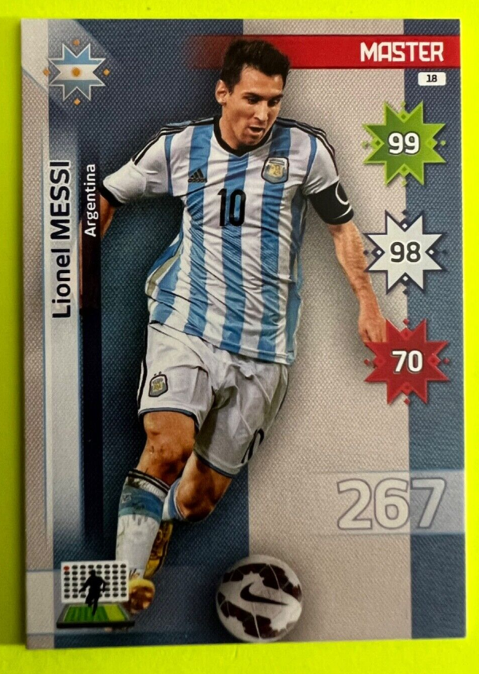 Panini Copa America 2015 Adrenalyn XL Complete Card Set Messi Neymar ...