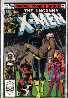 UNCANNY X-MEN #167 New Mutants Appearance Paul Smith (1983) Marvel VF ...