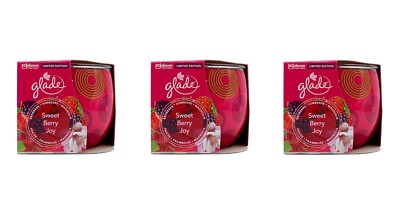 glade Duftkerze Sweet Berry Joy , 3x120g EAN5000204305838 | eBay.de