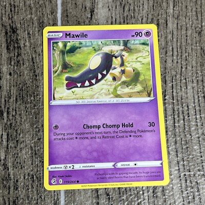 Pokemon Fusion Strike Mawile Common Card 119/264 NM | eBay