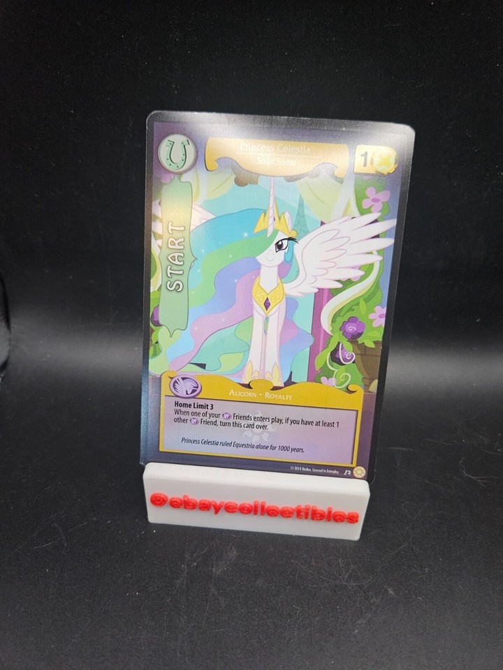 My Little Pony CCG - Princess Celestia Solar Sister ROYALTY Lenticular ...