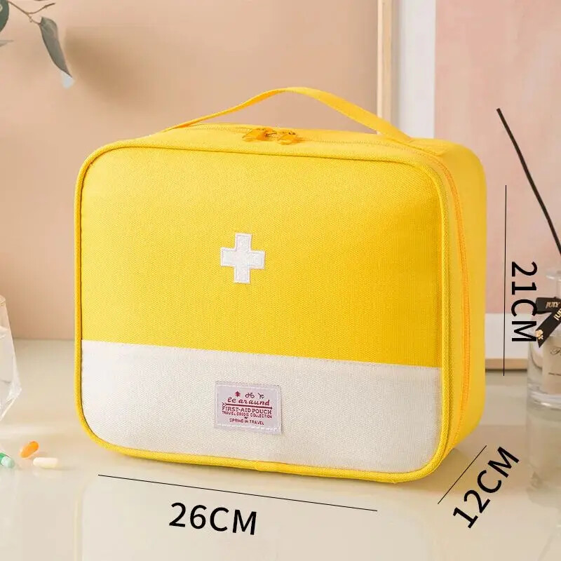First Aid Carry Kit Bag Case Box Pouch Medical Emergency Survival Empty ...