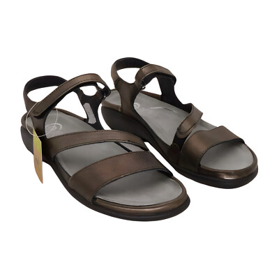 NAOT Metal Etera Leather Sandal Womens Shoes, METAL LEATHER, Size 37 | eBay